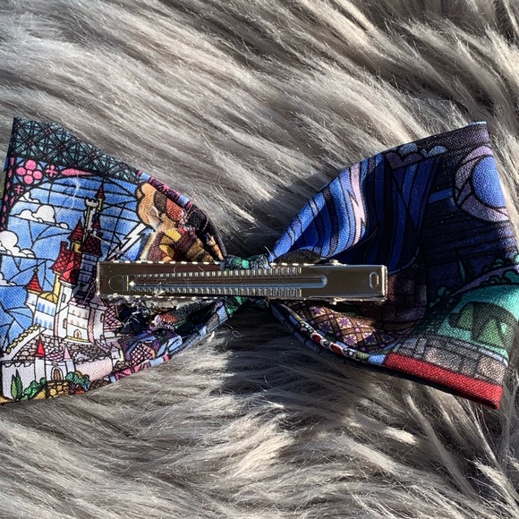Handmade | Accessories | Disney Beauty And The Beast Hair Bow | Poshmark